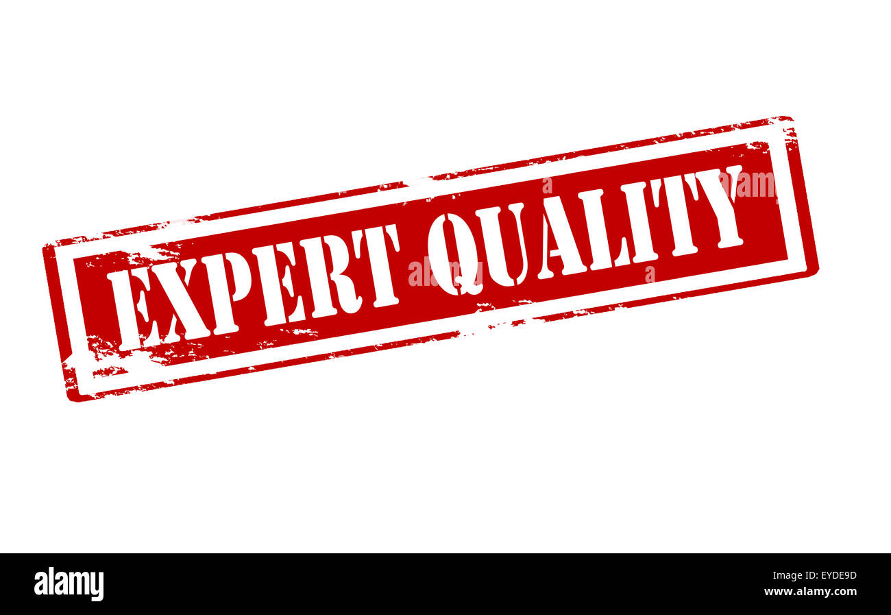 Rubber stamp with text expert quality inside, vector illustration Stock ...
