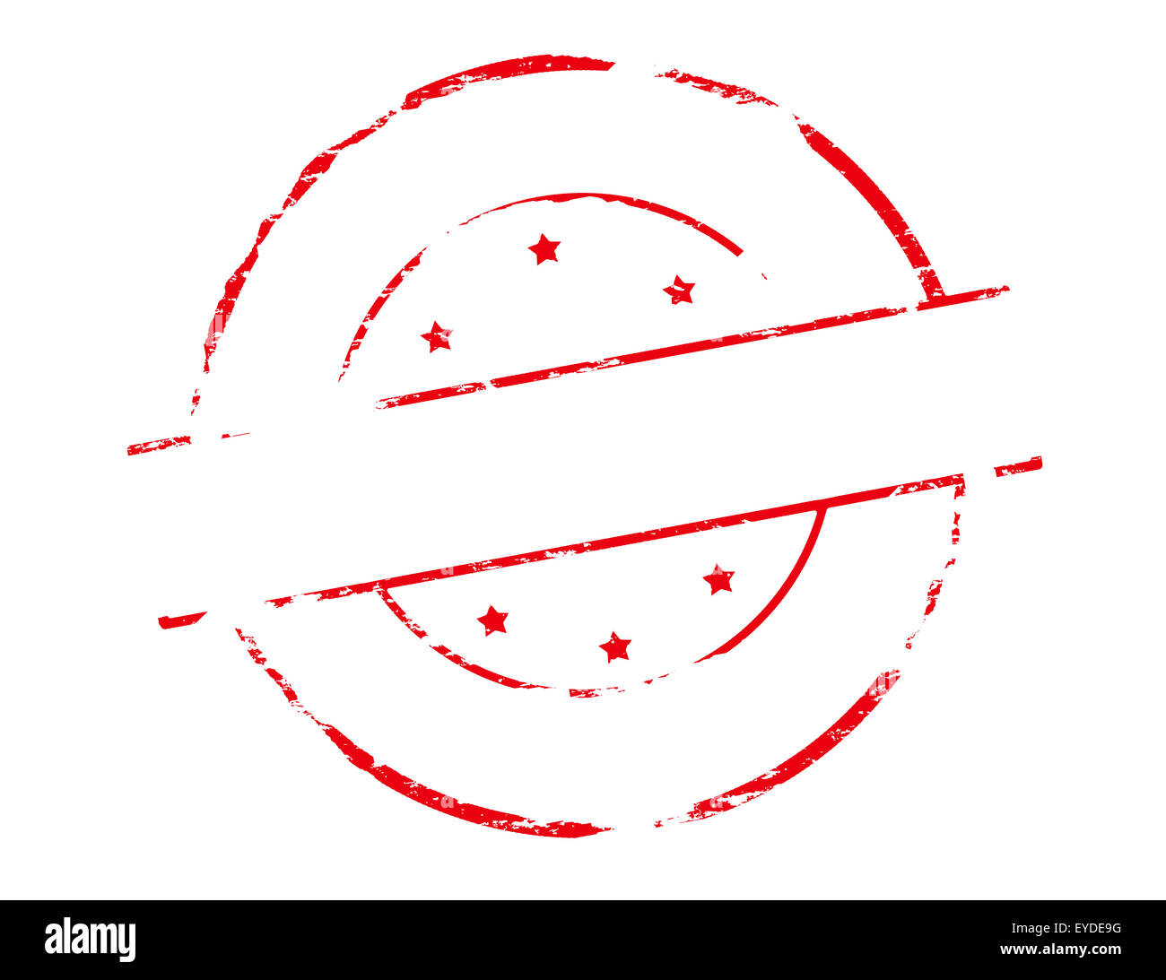 Rubber round stamp with no text inside, vector illustration Stock Photo ...