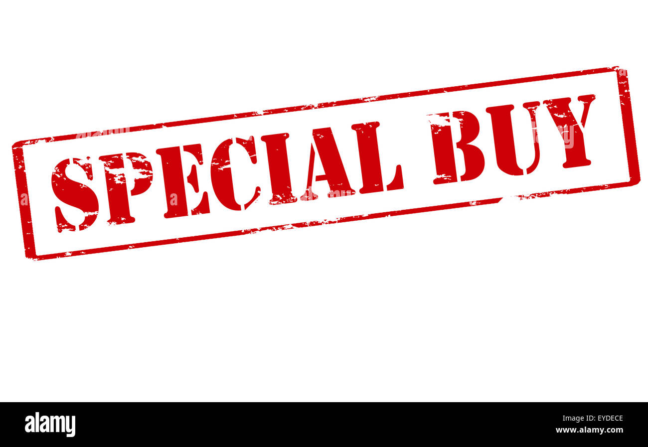 Rubber stamp with text special buy inside, vector illustration Stock ...