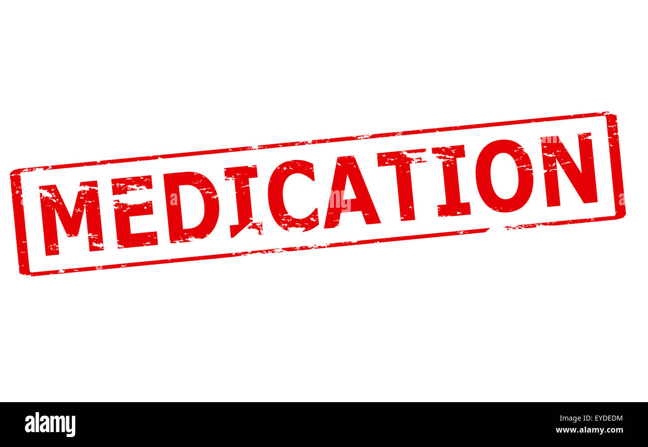 Rubber stamp with word medication inside, vector illustration Stock ...