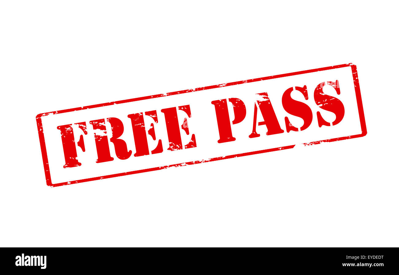 Rubber stamp with text free pass inside, vector illustration Stock ...