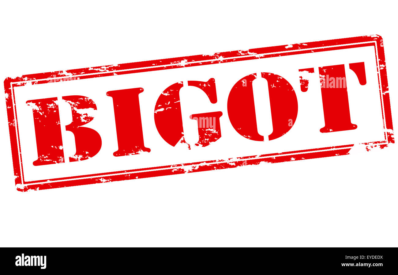 Rubber stamp with word bigot inside, vector illustration Stock Photo ...