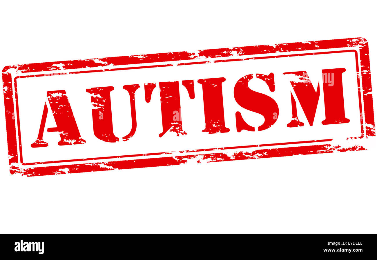 Rubber stamp with word autism inside, vector illustration Stock Photo ...