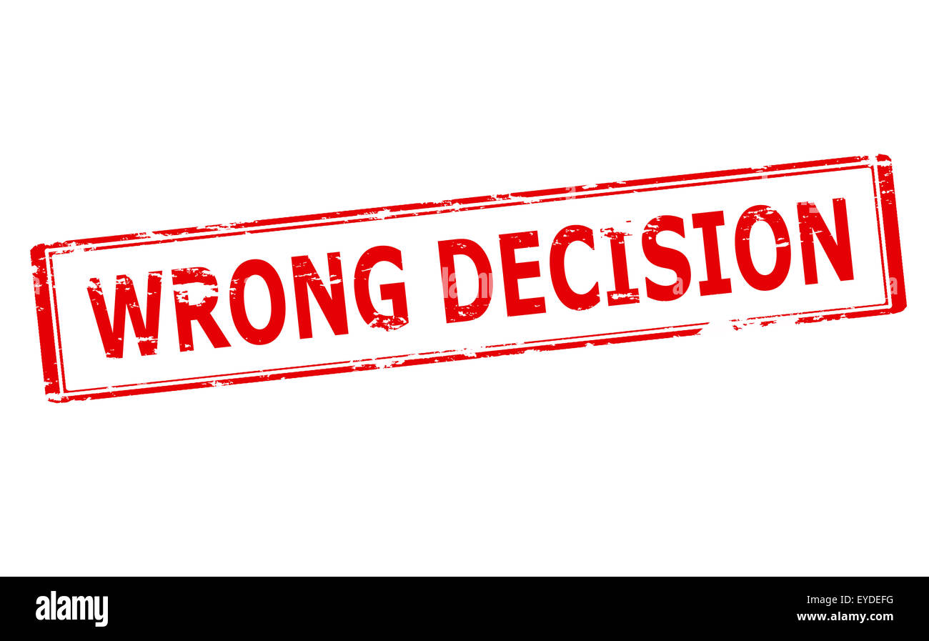 Drawings Of Wrong Choice