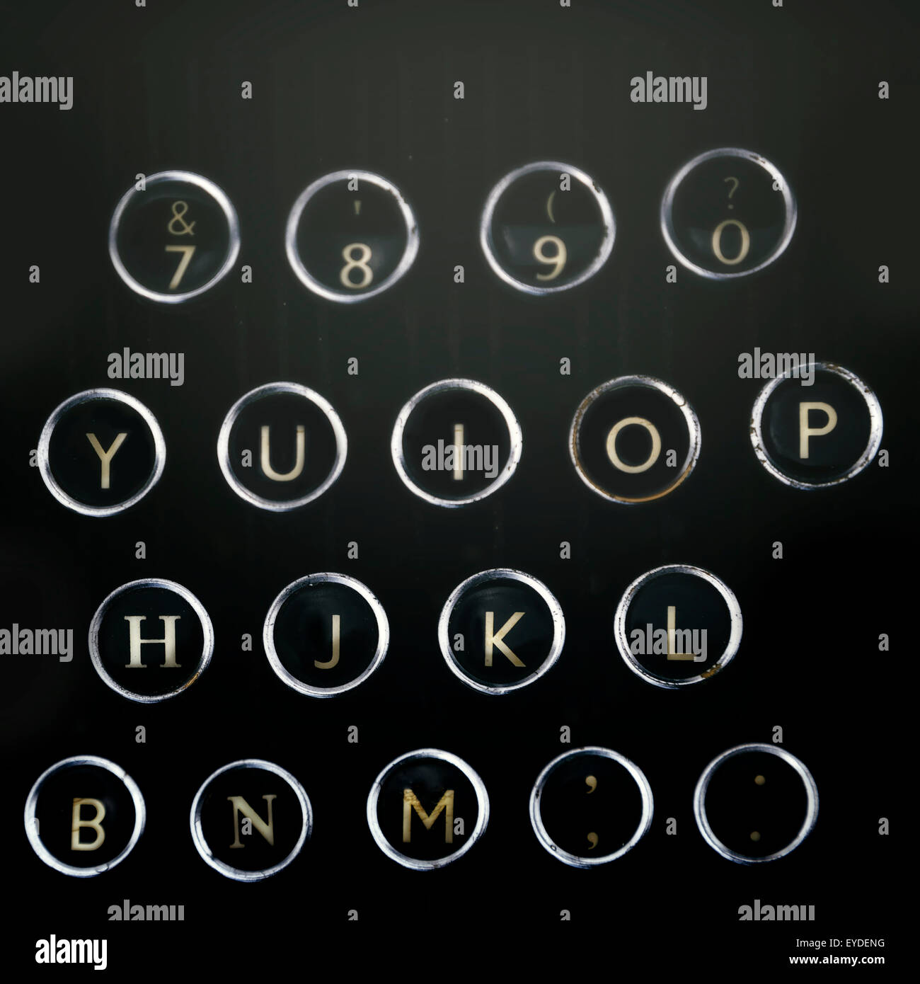 Letter typing hi-res stock photography and images - Alamy