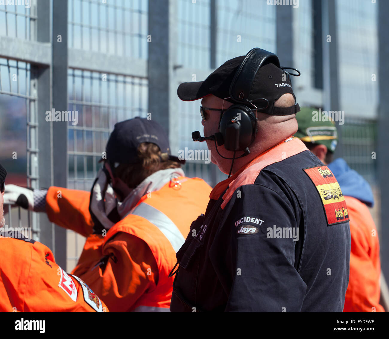 Silverstone marshals hi-res stock photography and images - Alamy