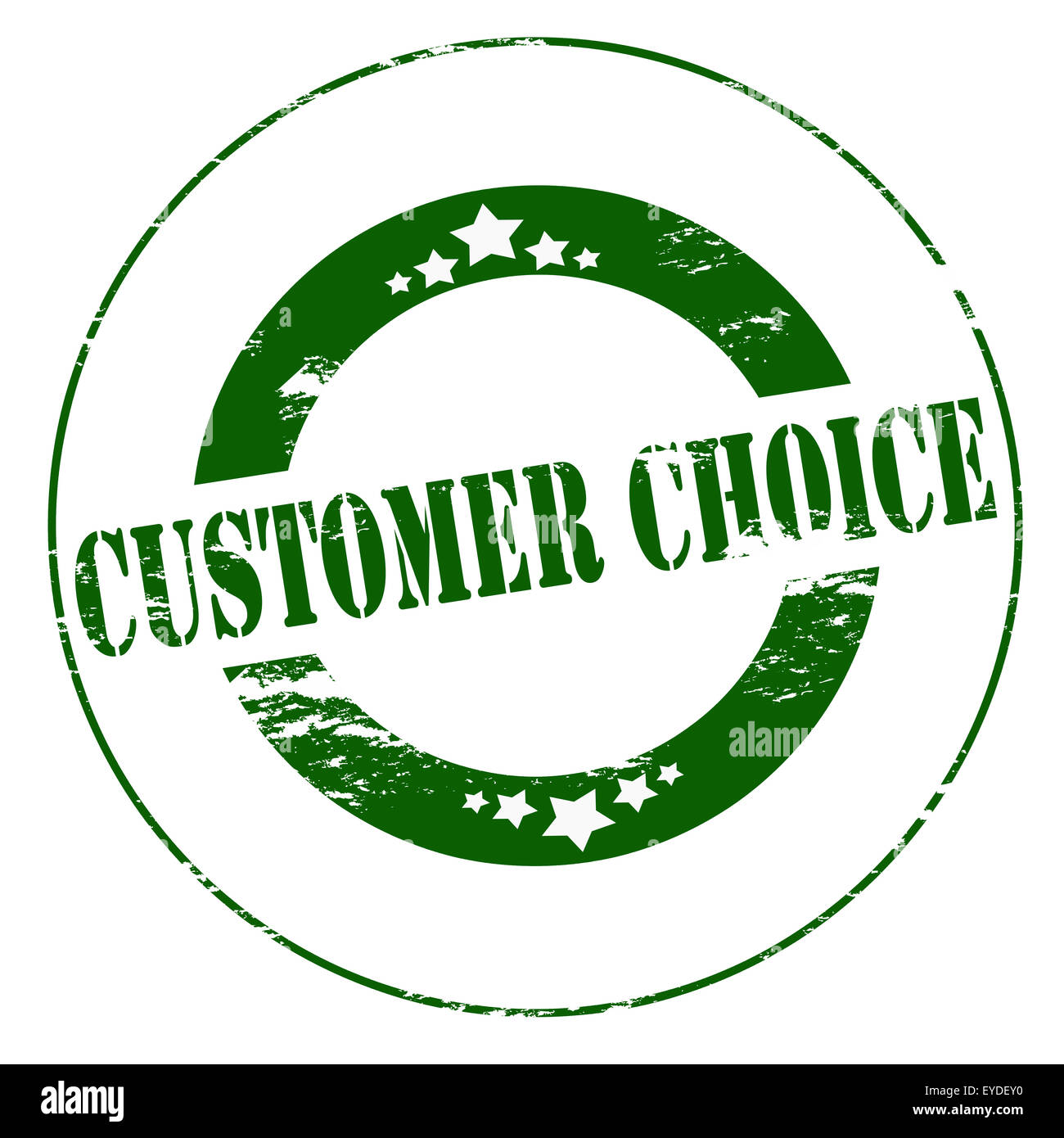 Rubber stamp with text customer choice inside, vector illustration ...
