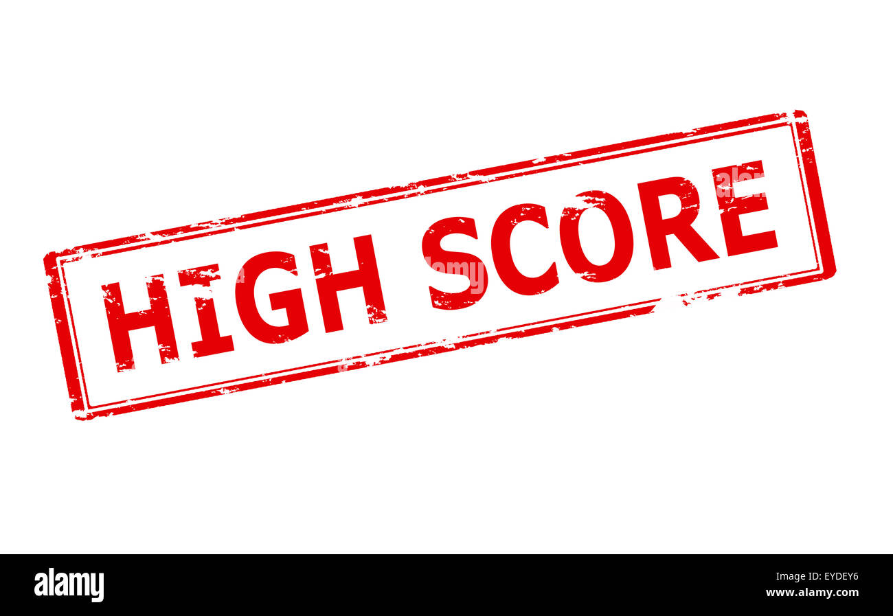 High score stamp hi-res stock photography and images - Alamy