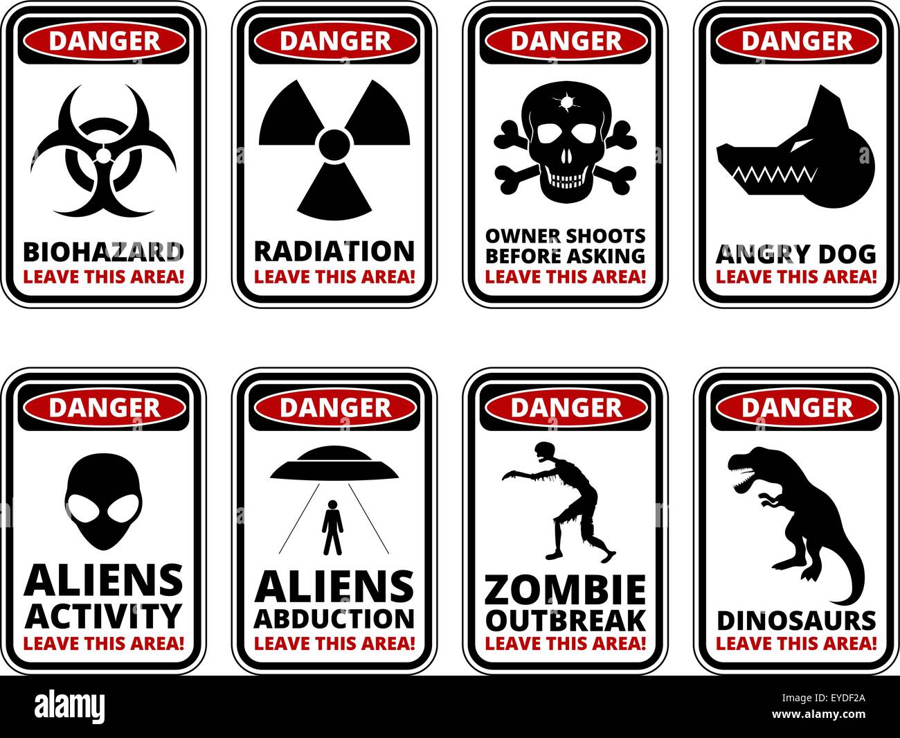 Skull warning skeleton roadsign hi-res stock photography and images - Alamy