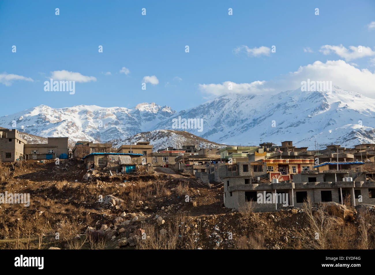 Village In Zagros Mountains In Iraqi Kurdistan, Iraq Stock Photo - Alamy