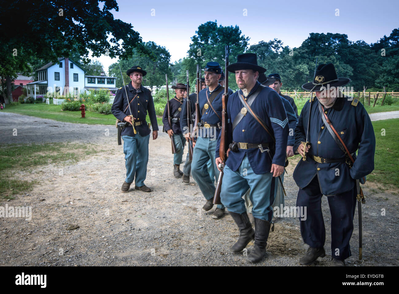 Lancaster, Pennsylvania, USA. 26th July, 2015. Civil War encampment ...