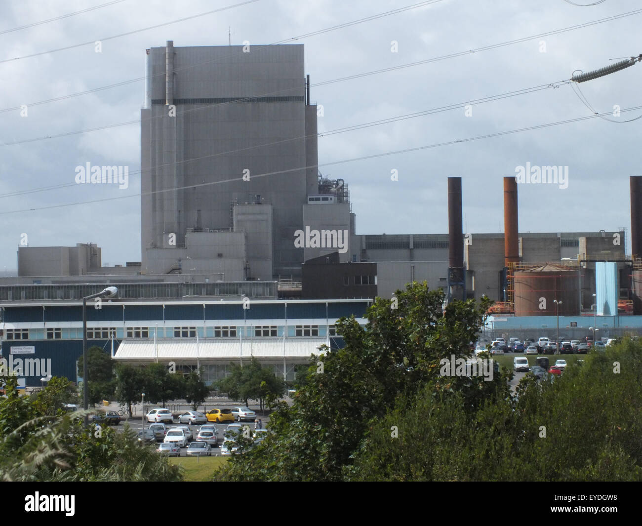 Heysham Nuclear Power Station Lancashire High Resolution Stock ...
