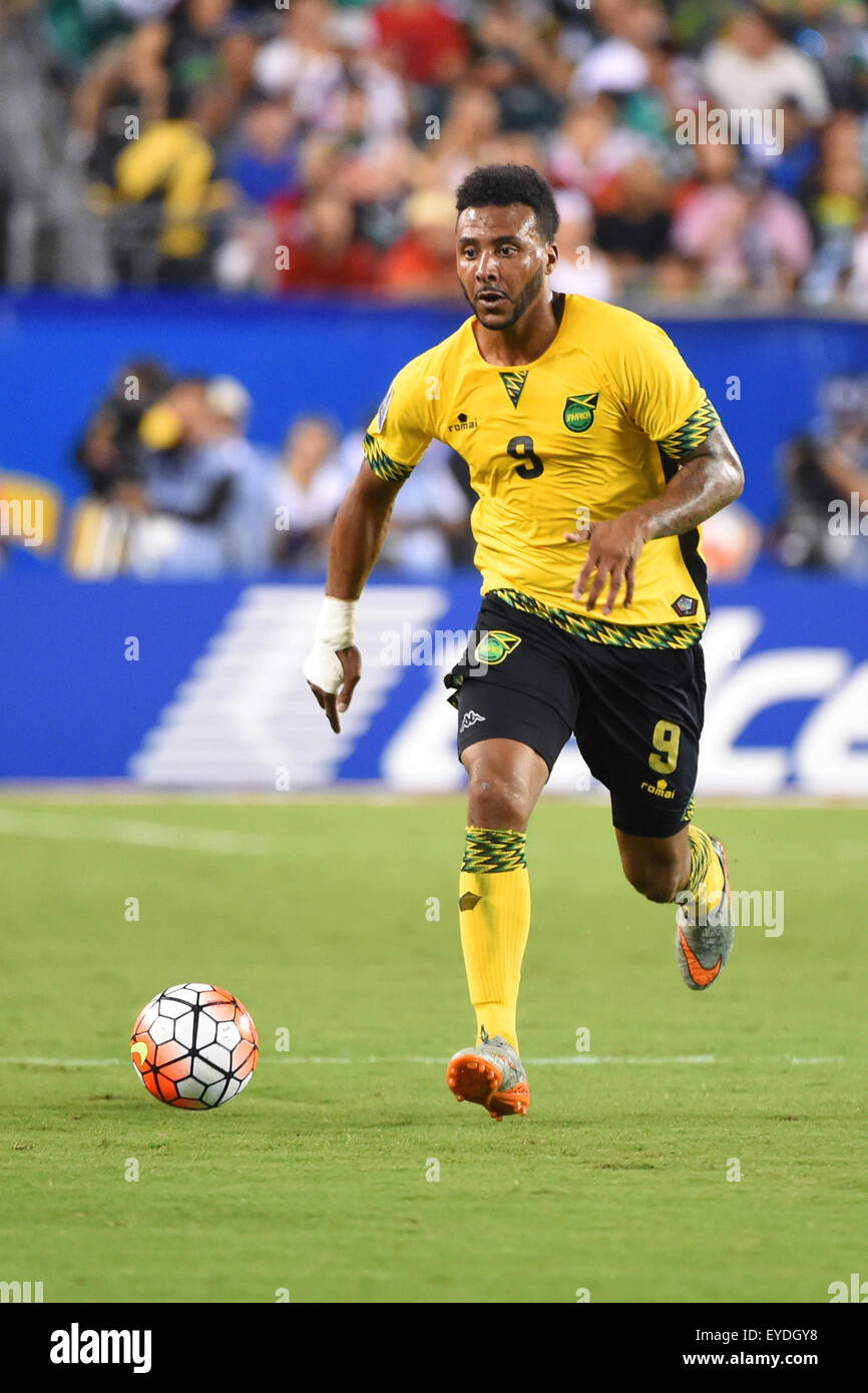 Philadelphia, Pennsylvania, USA. 26th July, 2015. Jamaica forward Giles ...