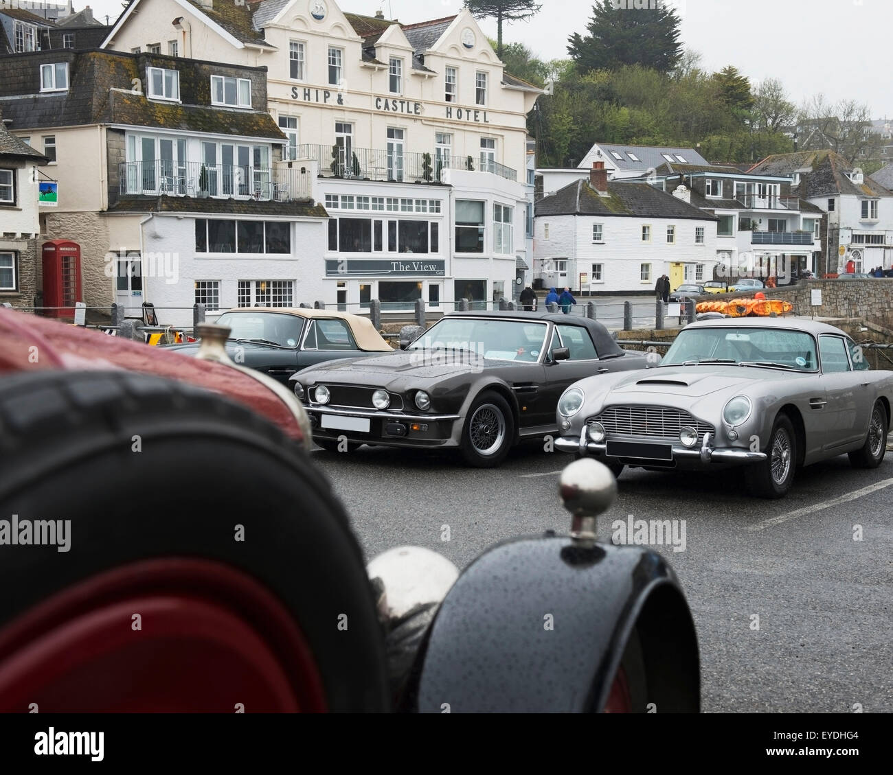 United Kingdom, England, Cornwall, St Mawes Classic Car Festival; St ...