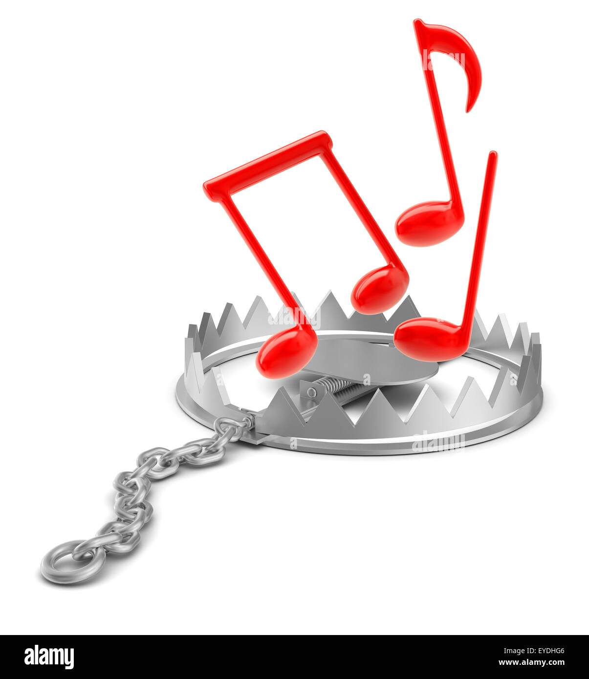 Close up music note Cut Out Stock Images & Pictures - Alamy