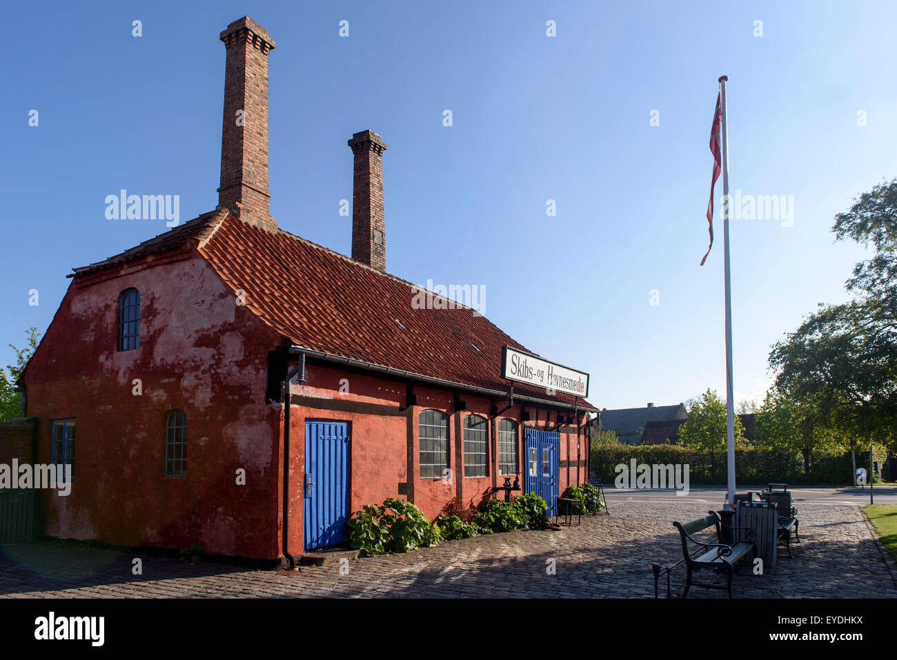 Old harbor forge, Roenne, Isle of Bornholm, Denmark Stock Photo - Alamy
