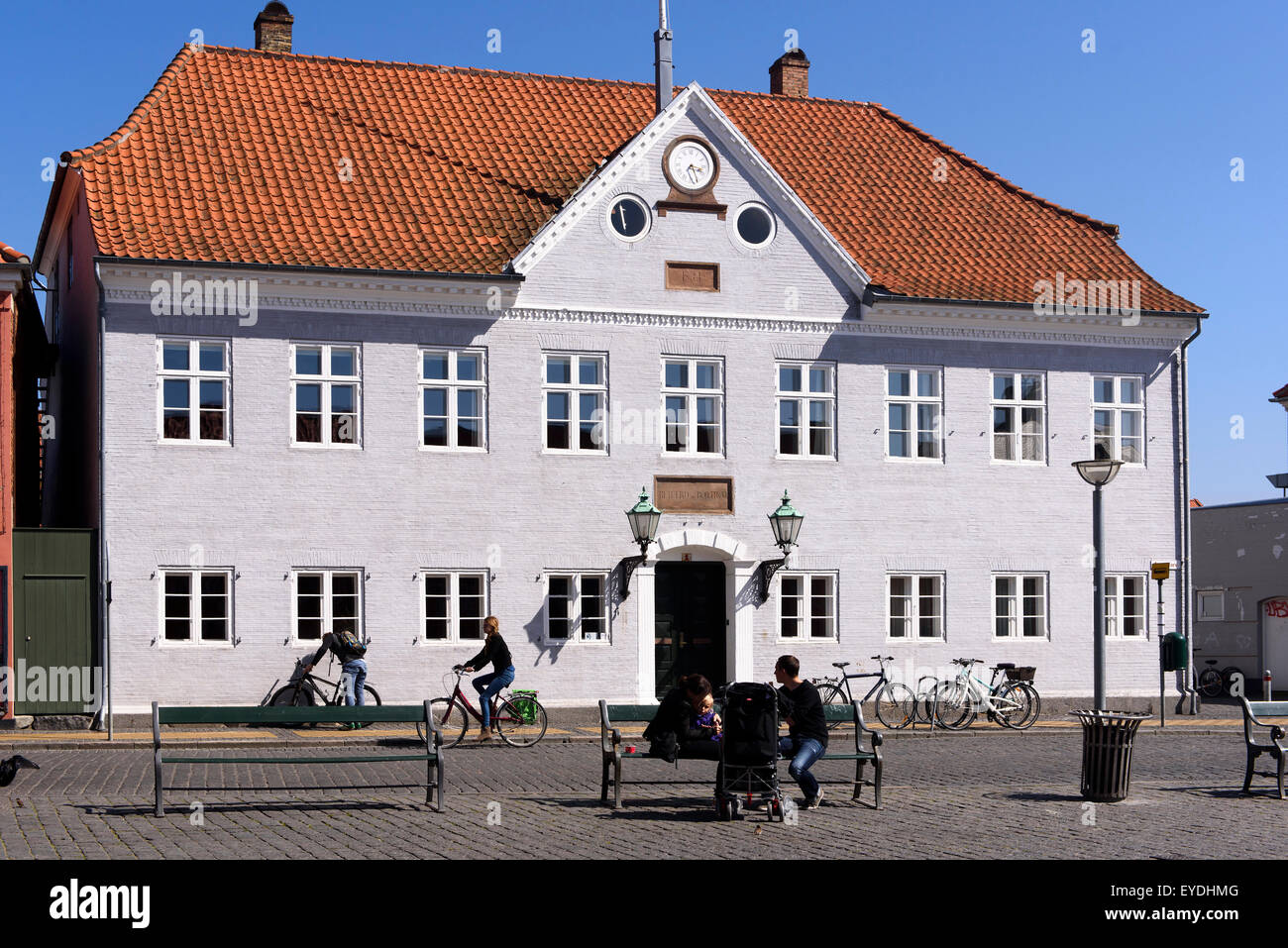 Tinghuset (court house) at Store Torv, Roenne, Isle of Bornholm ...