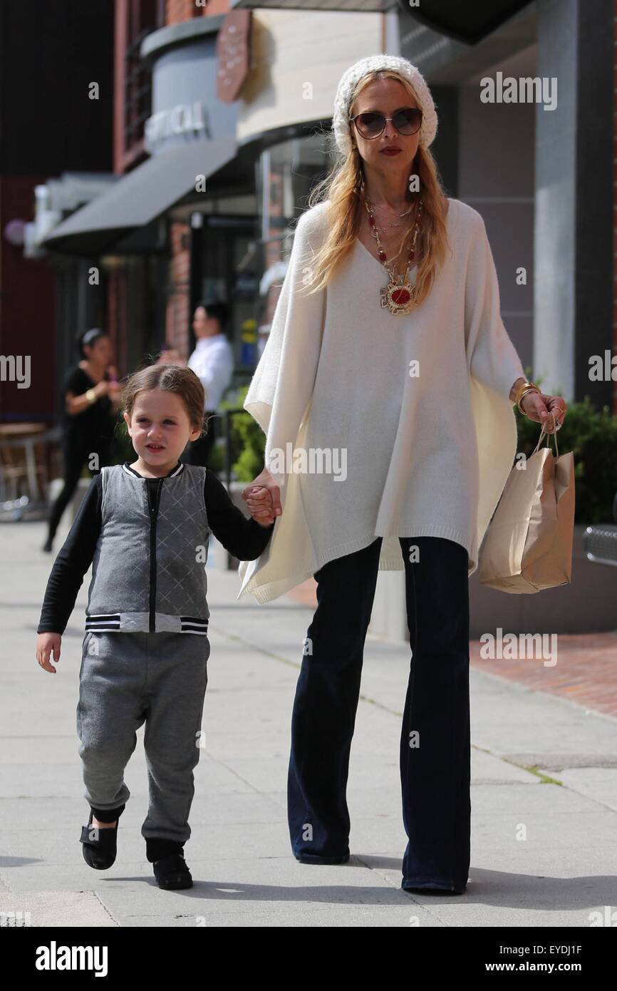 Rachel Zoe and her son stop for greek yogurt in Beverly Hills Featuring ...