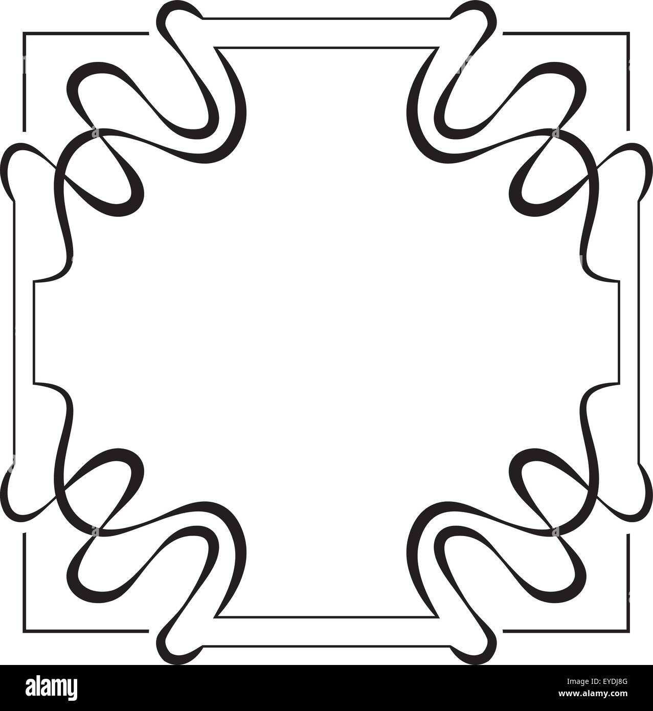 Fancy Square Outline