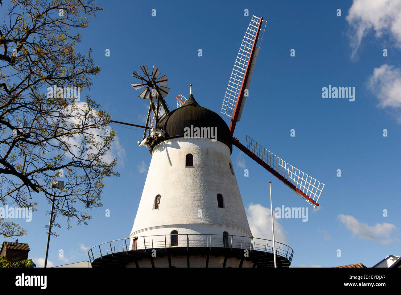 windmill in Gudhjem, Isle of Bornholm Denmark Stock Photo - Alamy