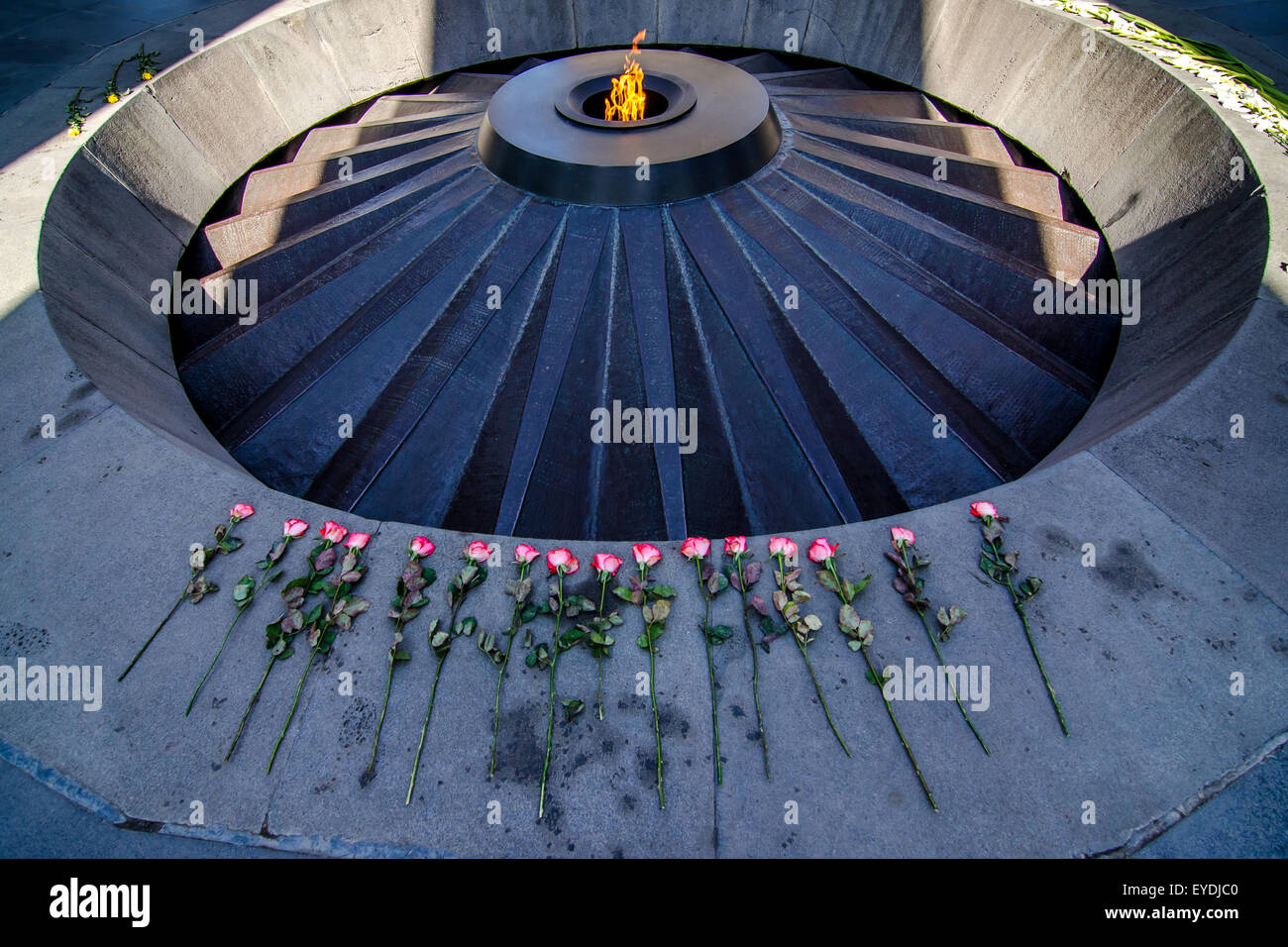 Memorial dedicated to victims of genocide located in Yerevan showcases ...