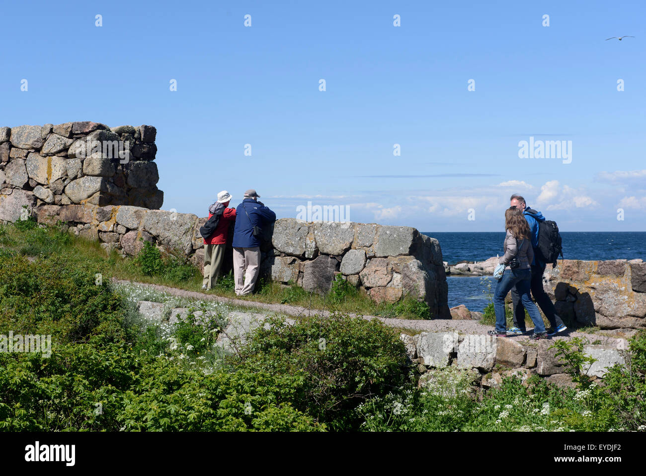 Spanns Bastion on Frederiksø, Ertholmene, Isle of Bornholm Denmar Stock ...