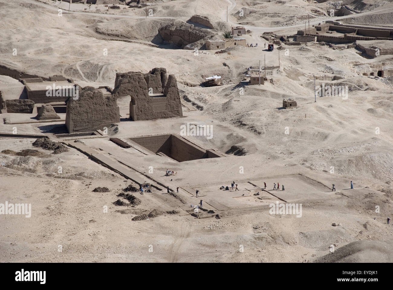 Luxor, Egypt, tomb of Montuemhat (TT34) in the Nobles Tombs of el ...