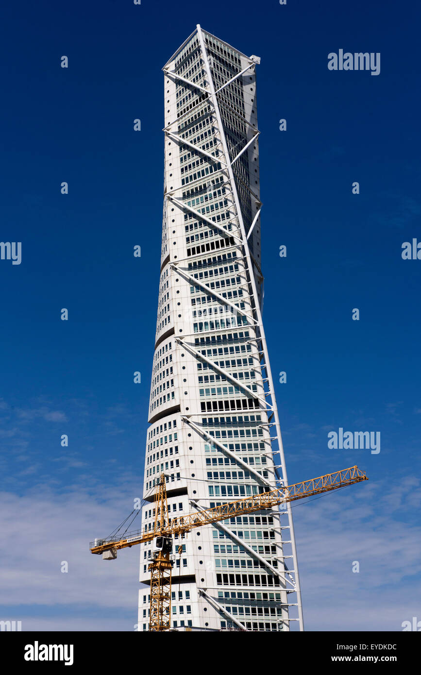 Skyscraper Turning Torso (Architect Santiago Calatrava) at Westport in ...