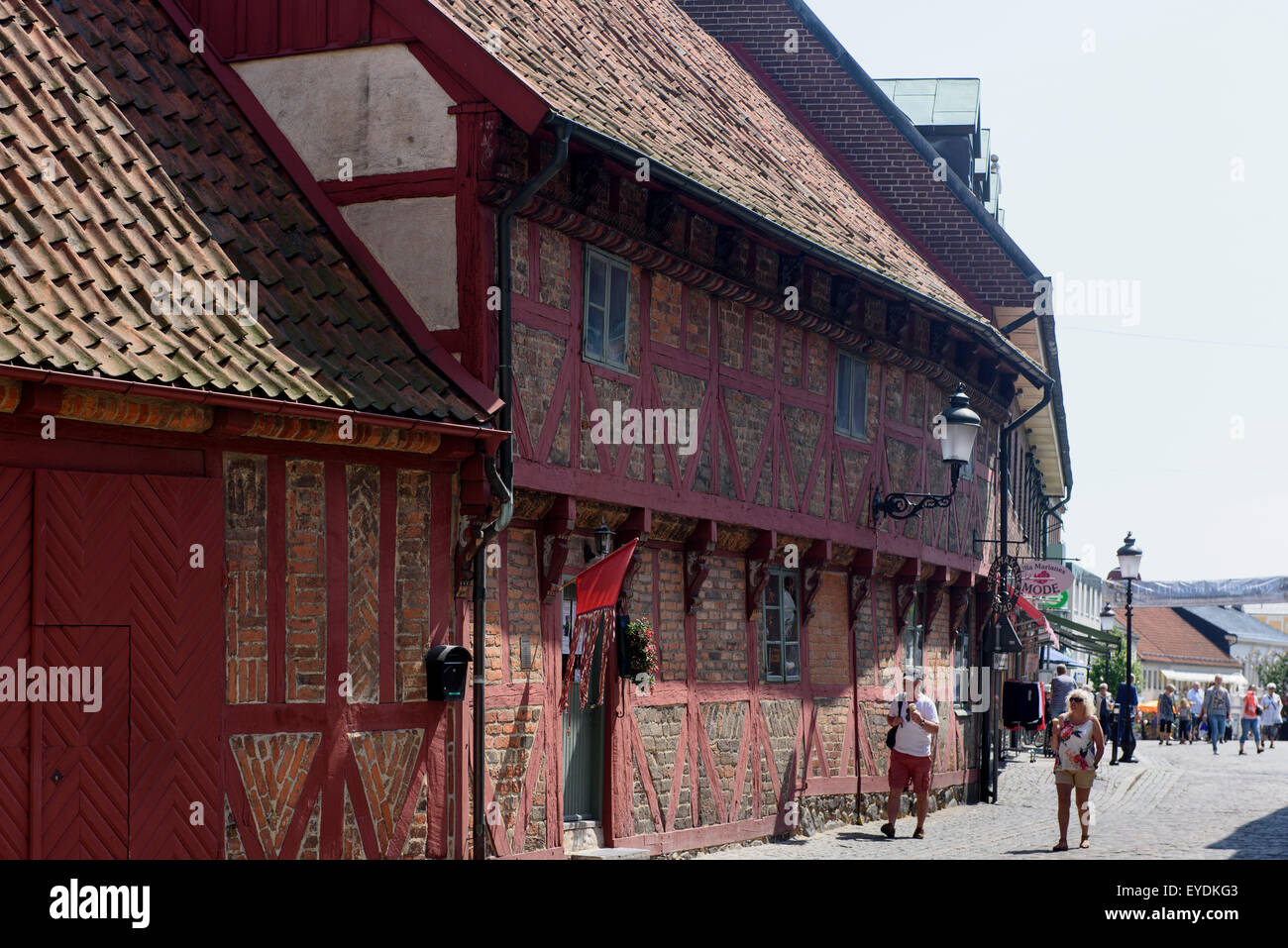 Historic city in Ystad, Sweden Stock Photo - Alamy