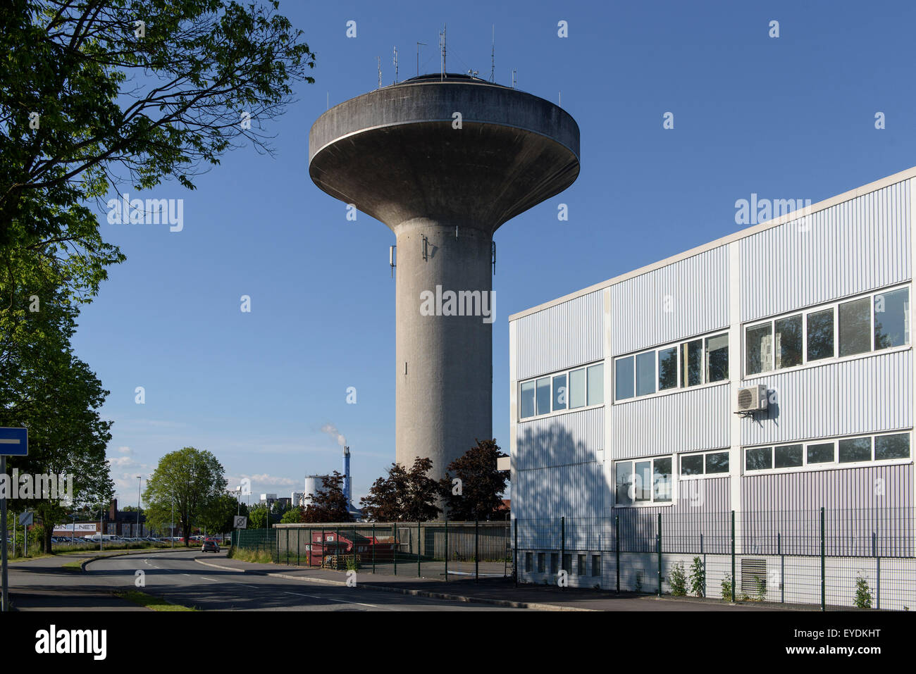 water tower Vattenverk in Kristianstad, Province Skåne, Sweden Stock ...