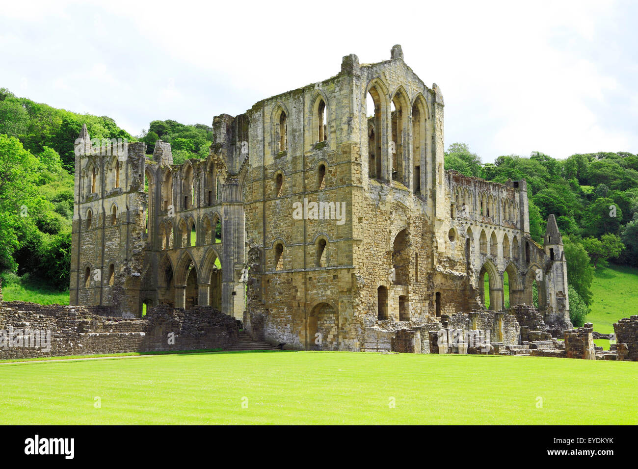 Rievaulx Abbey, Medieval Cistercian monastery, monastic ruins, English ... Rievaulx Abbey, Medieval Cistercian monastery, monastic ruins, English ...