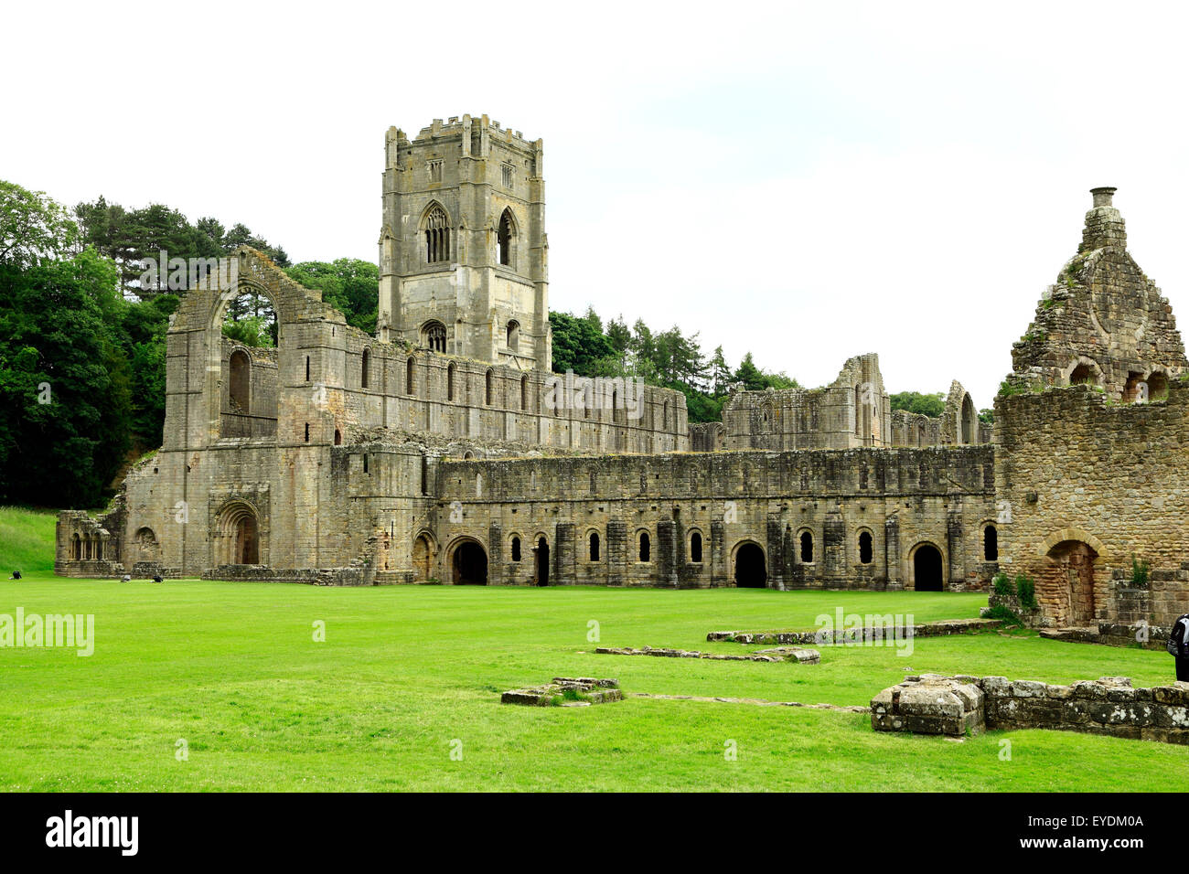Fountains Abbey, medieval Cistercian monastery, monastic ruins, English ... Fountains Abbey, medieval Cistercian monastery, monastic ruins, English ...
