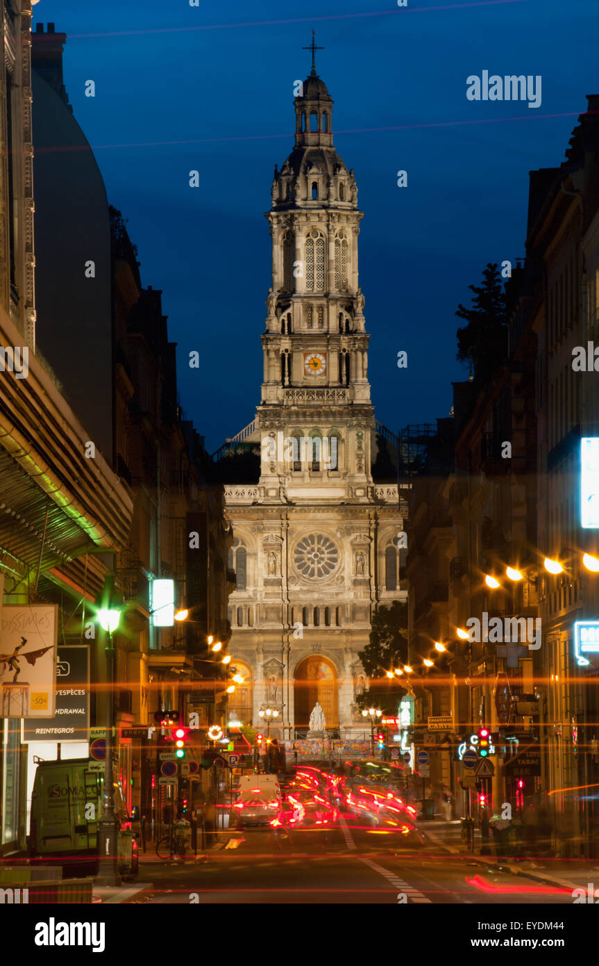 France, Eglise de la Sainte Trinite; Paris Stock Photo - Alamy
