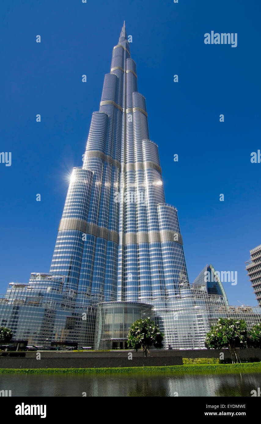 United Arab Emirates, View of Burj Khalifa hotel; Dubai Stock Photo - Alamy