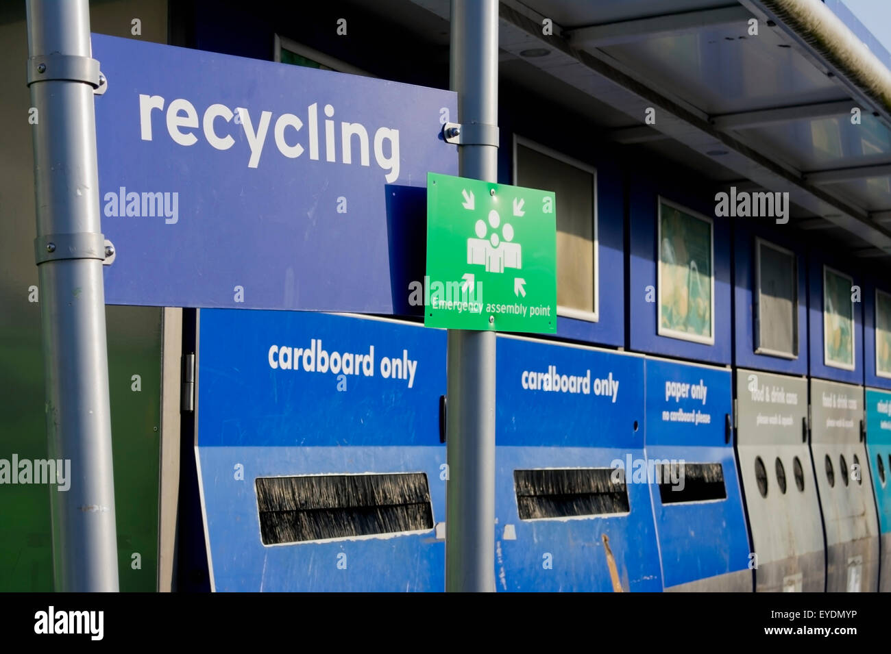 United Kingdom, England, Recycling depot; Somerset Stock Photo - Alamy