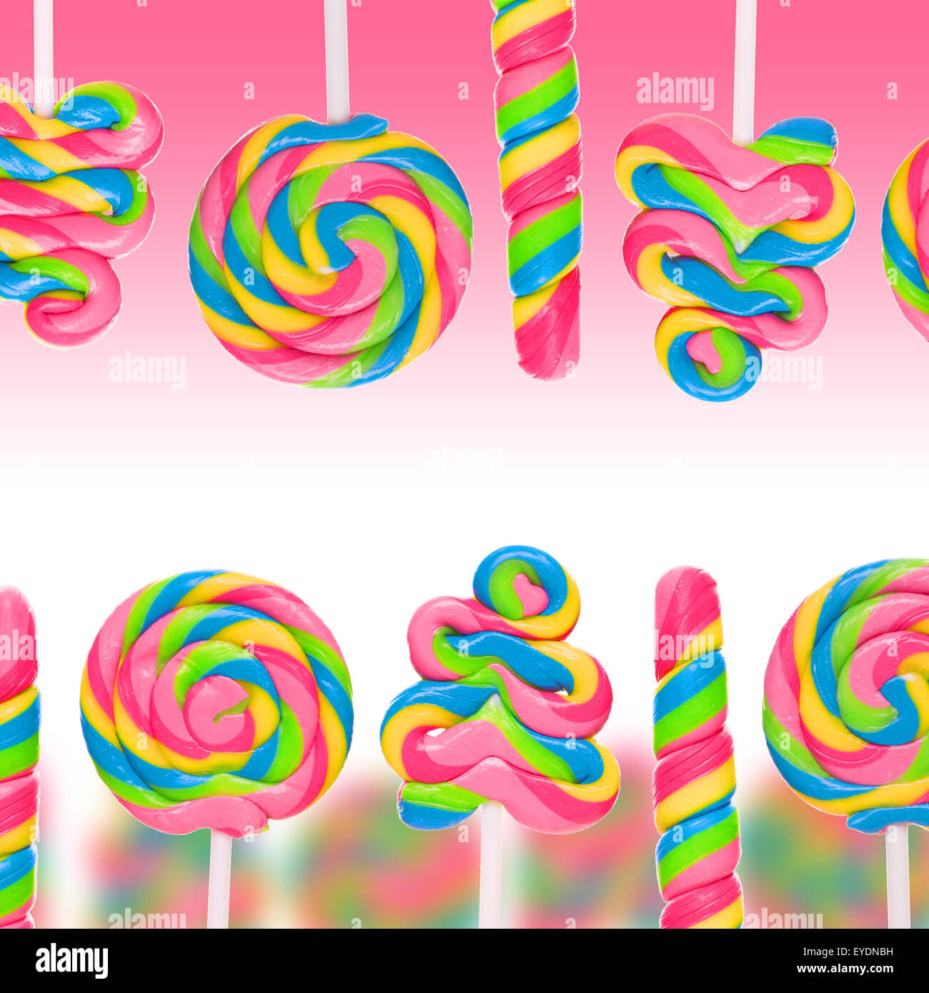 Fantasy sweet candy land with lollies Stock Photo - Alamy