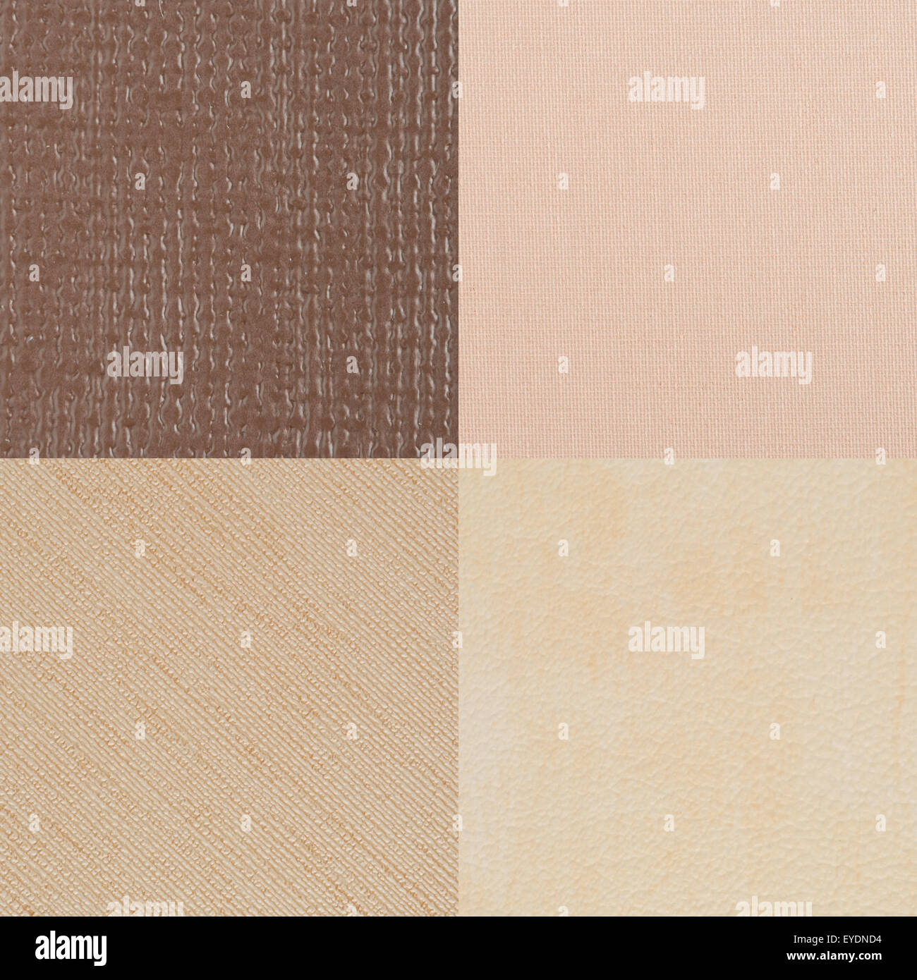 Set of brown vinyl samples, texture background Stock Photo - Alamy