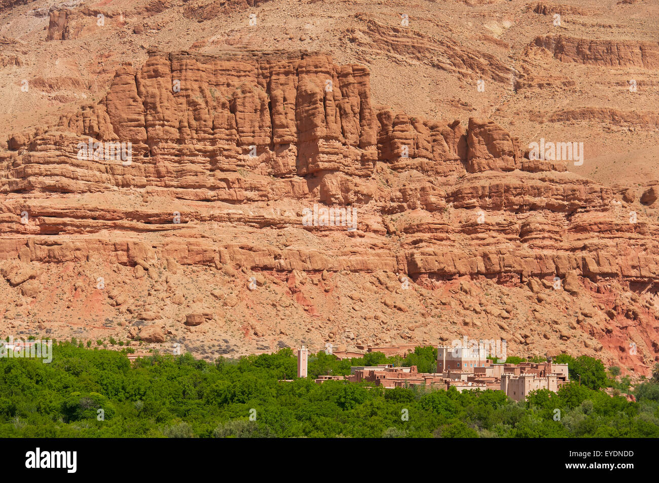 Morocco, Small village; Valley of Roses Stock Photo - Alamy