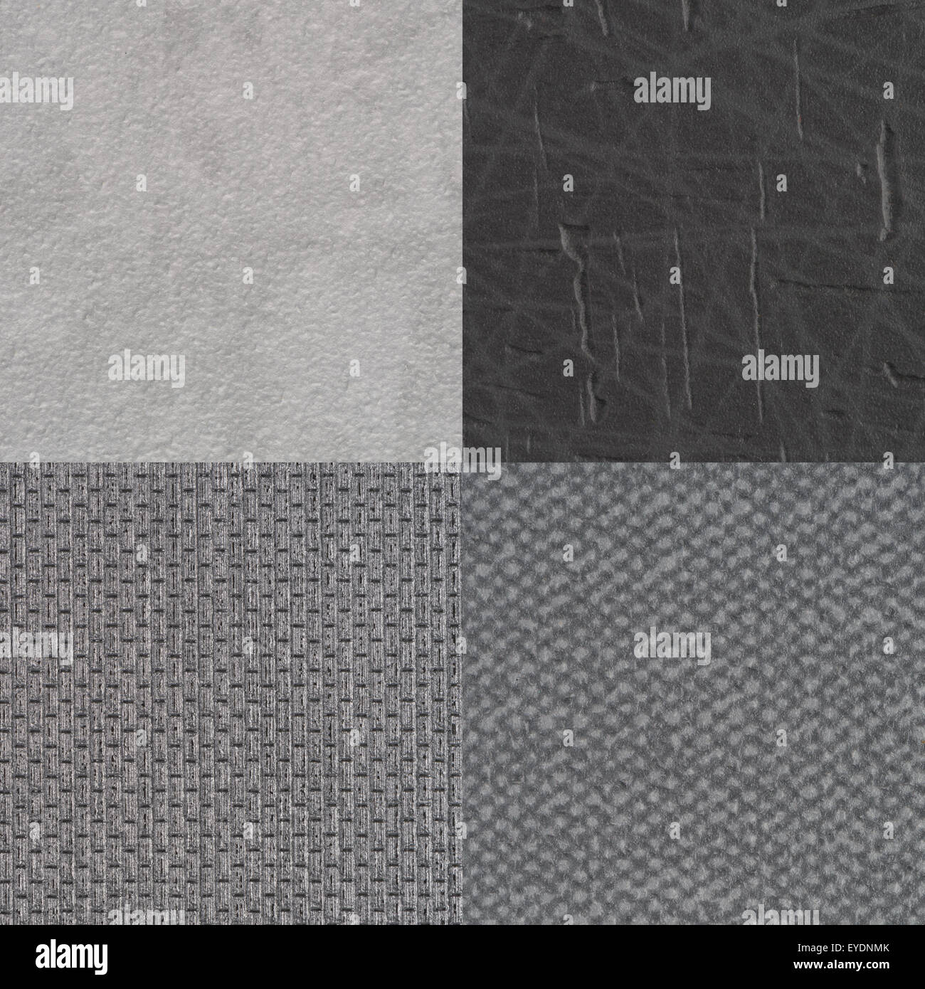Set of grey vinyl samples, texture background Stock Photo - Alamy