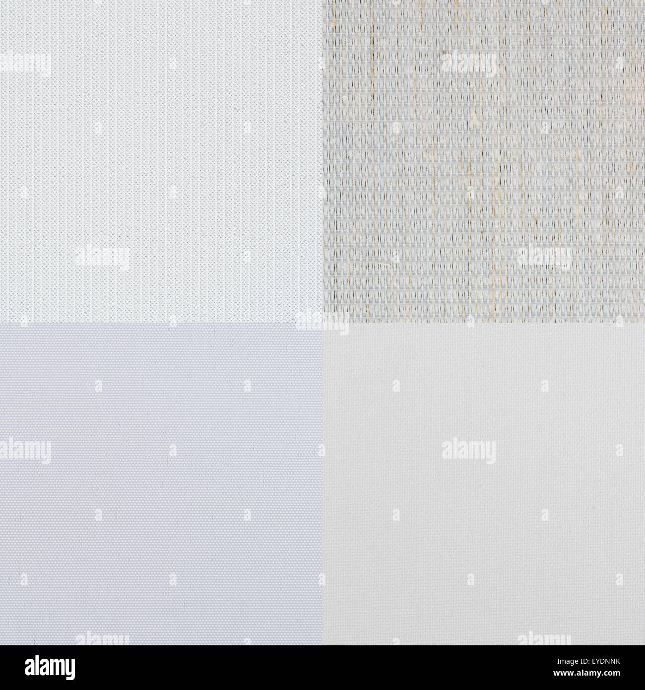 Set of white vinyl samples, texture background Stock Photo - Alamy