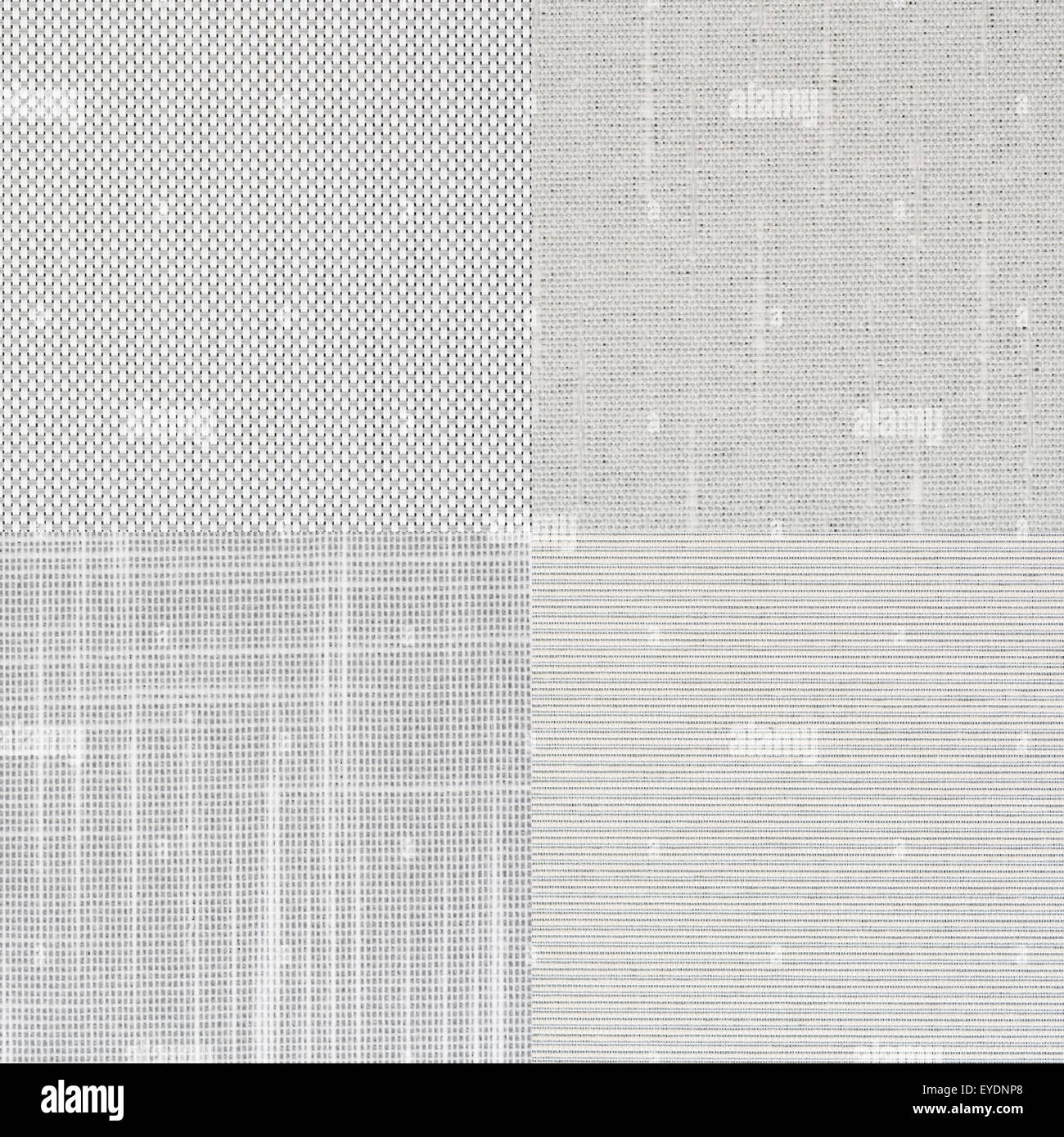 Set of white vinyl samples, texture background Stock Photo - Alamy