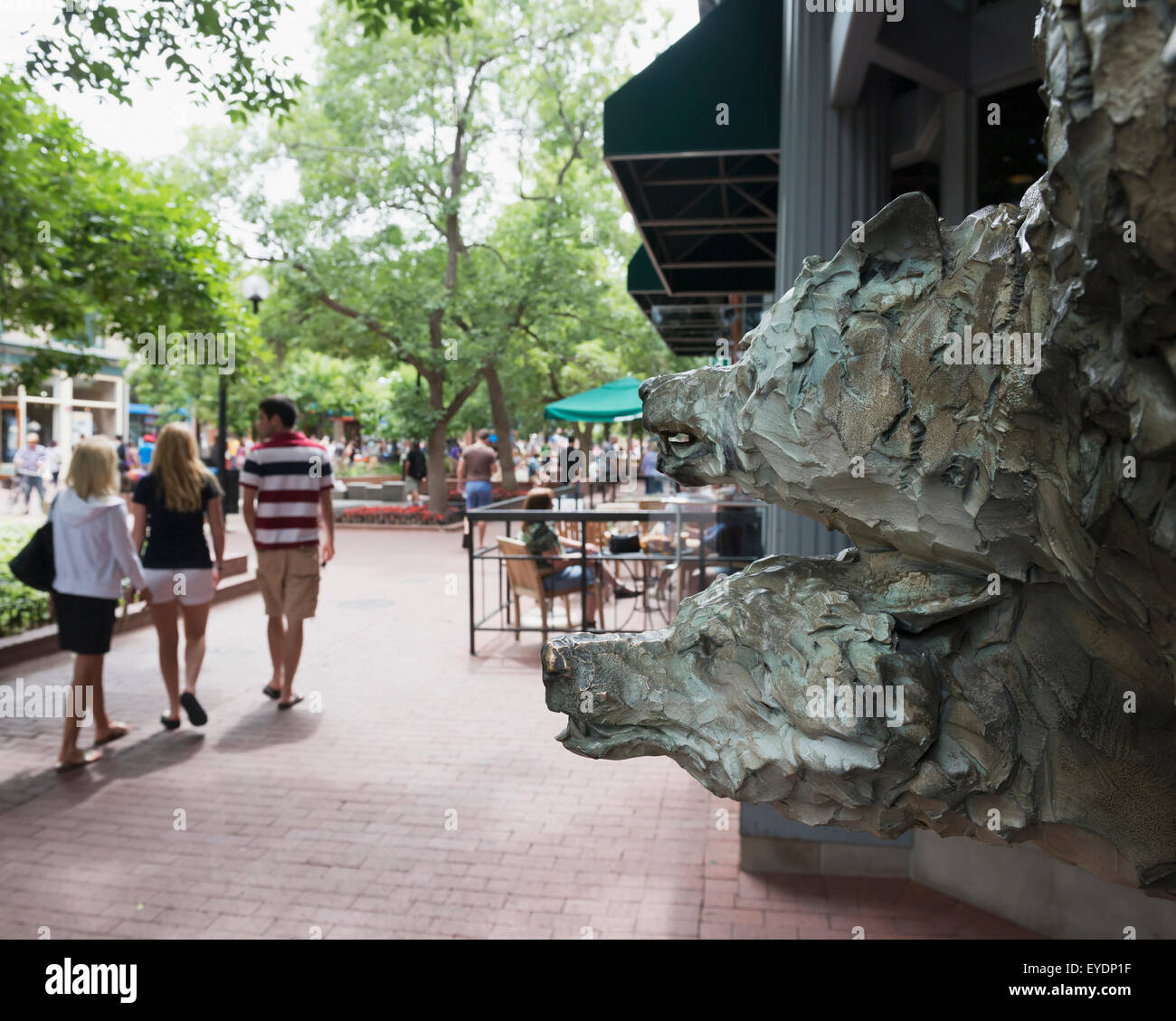 USA, Colorado, Historic Downtown; Boulder, Pearl Street Stock Photo - Alamy