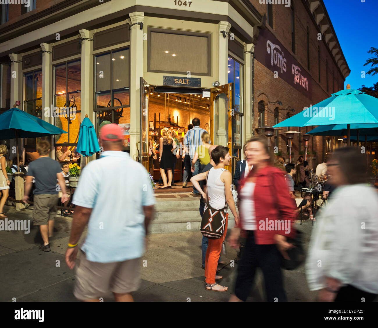 USA, Colorado, formally known as Tom's Tavern on Pearl Street Mall ...