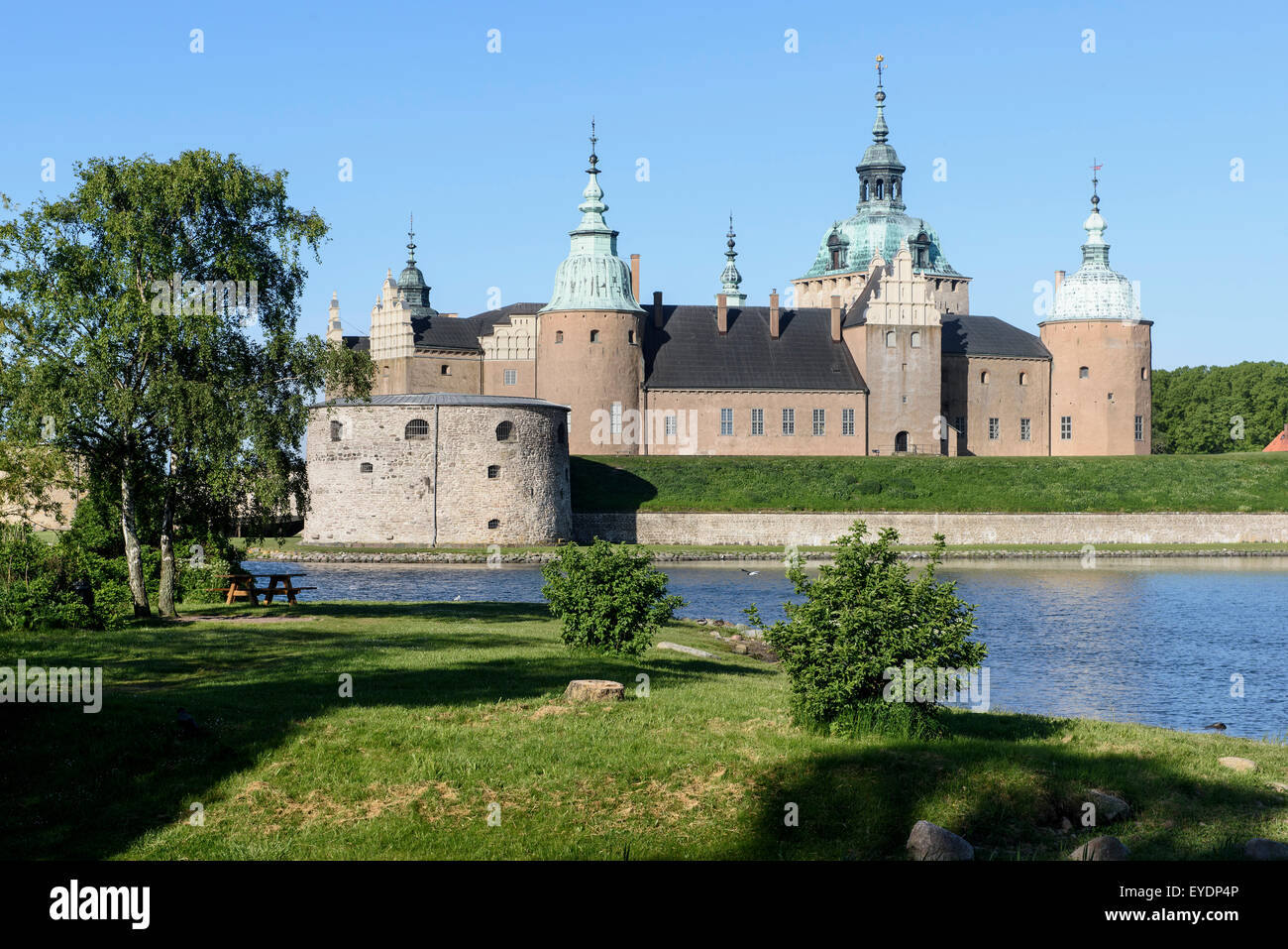 Renaissance castle Kalmar Slott in Kalmar, Sweden Stock Photo - Alamy