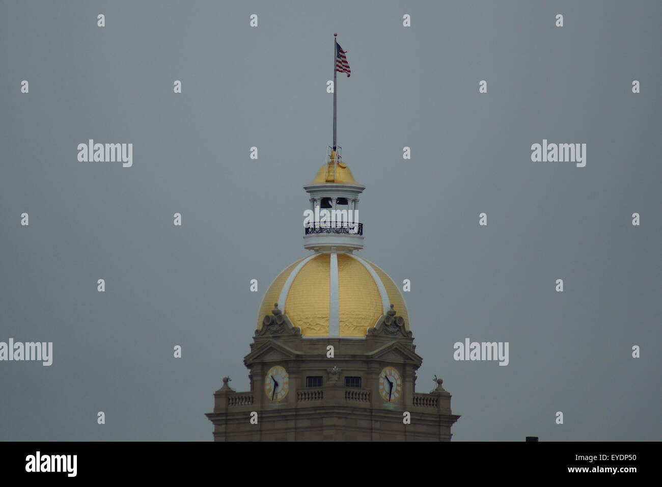 savannah georgia clock tower Stock Photo - Alamy