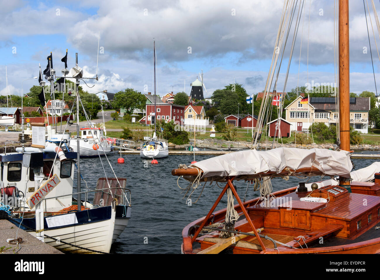 port of Sandvik, Isle of Öland, province Kalmar, Sweden Stock Photo - Alamy