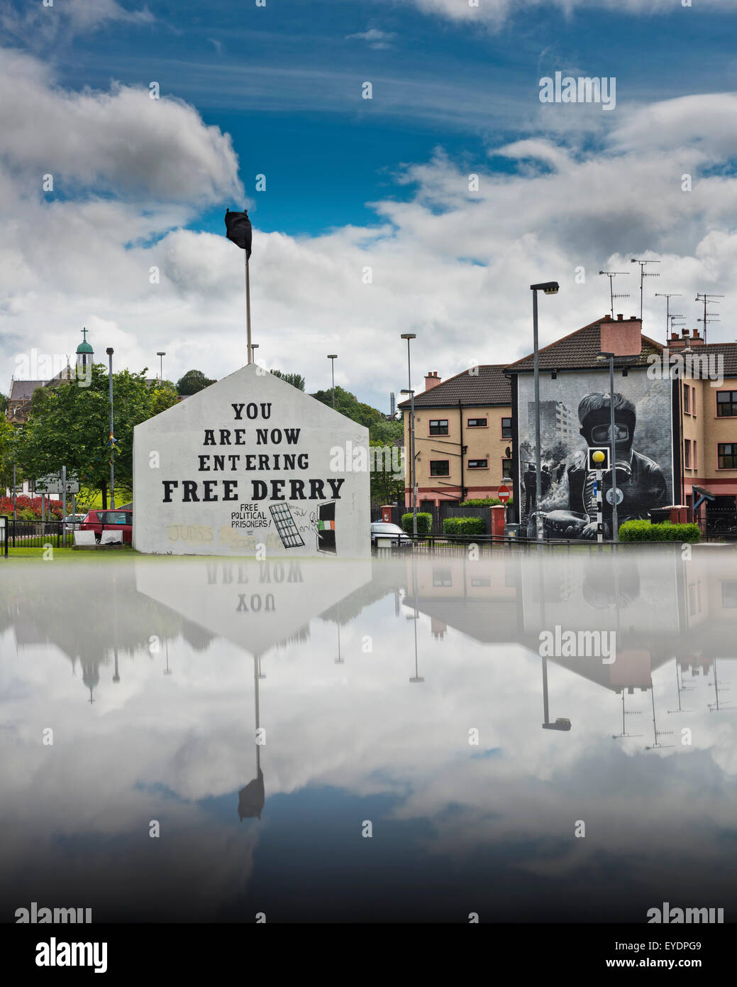 área de bogside londonderry hi-res stock photography and images - Alamy