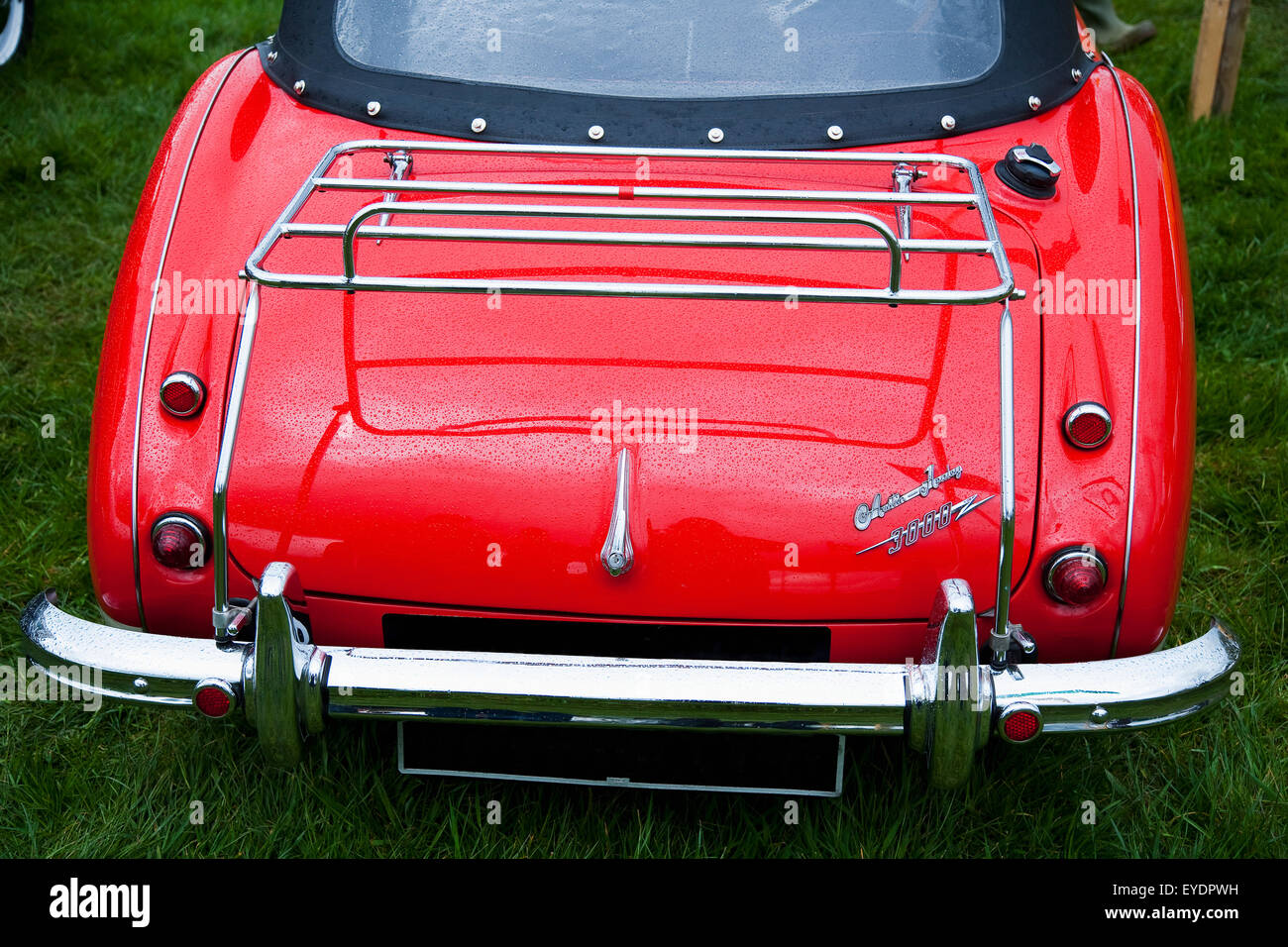 United Kingdom, England, Devon, Rear view of Austin Healey 3000 ...