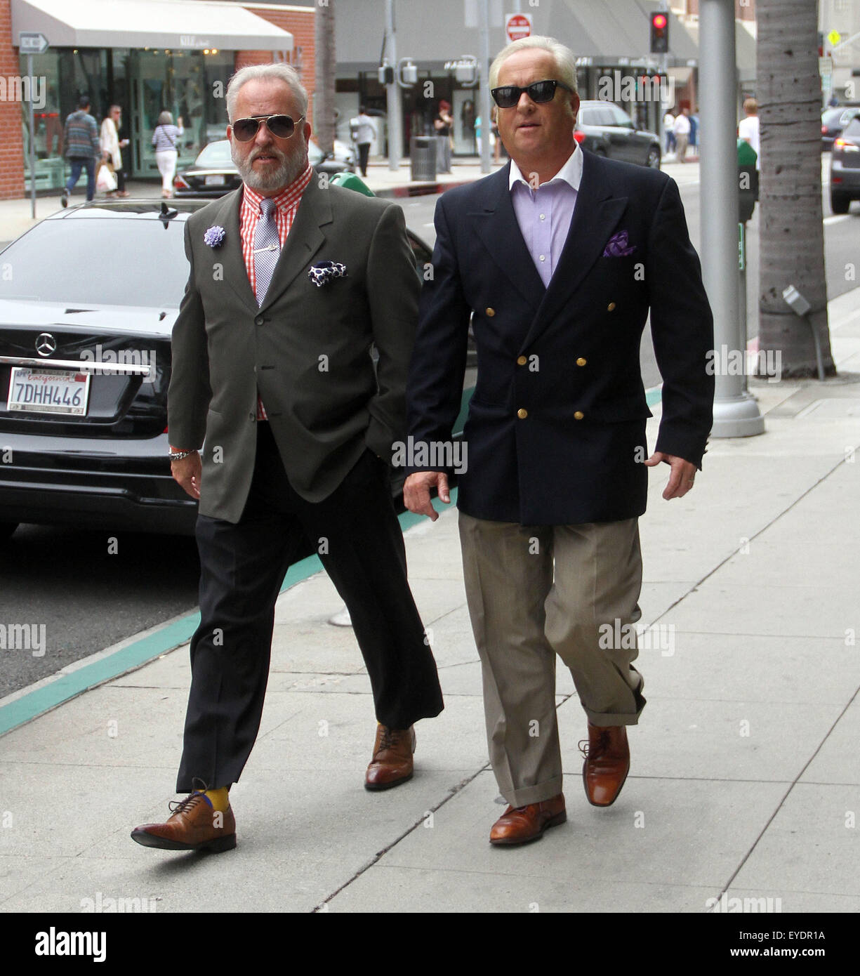 Mark and Matt Harris, The Harris Brothers go shopping in Beverly Hills ...