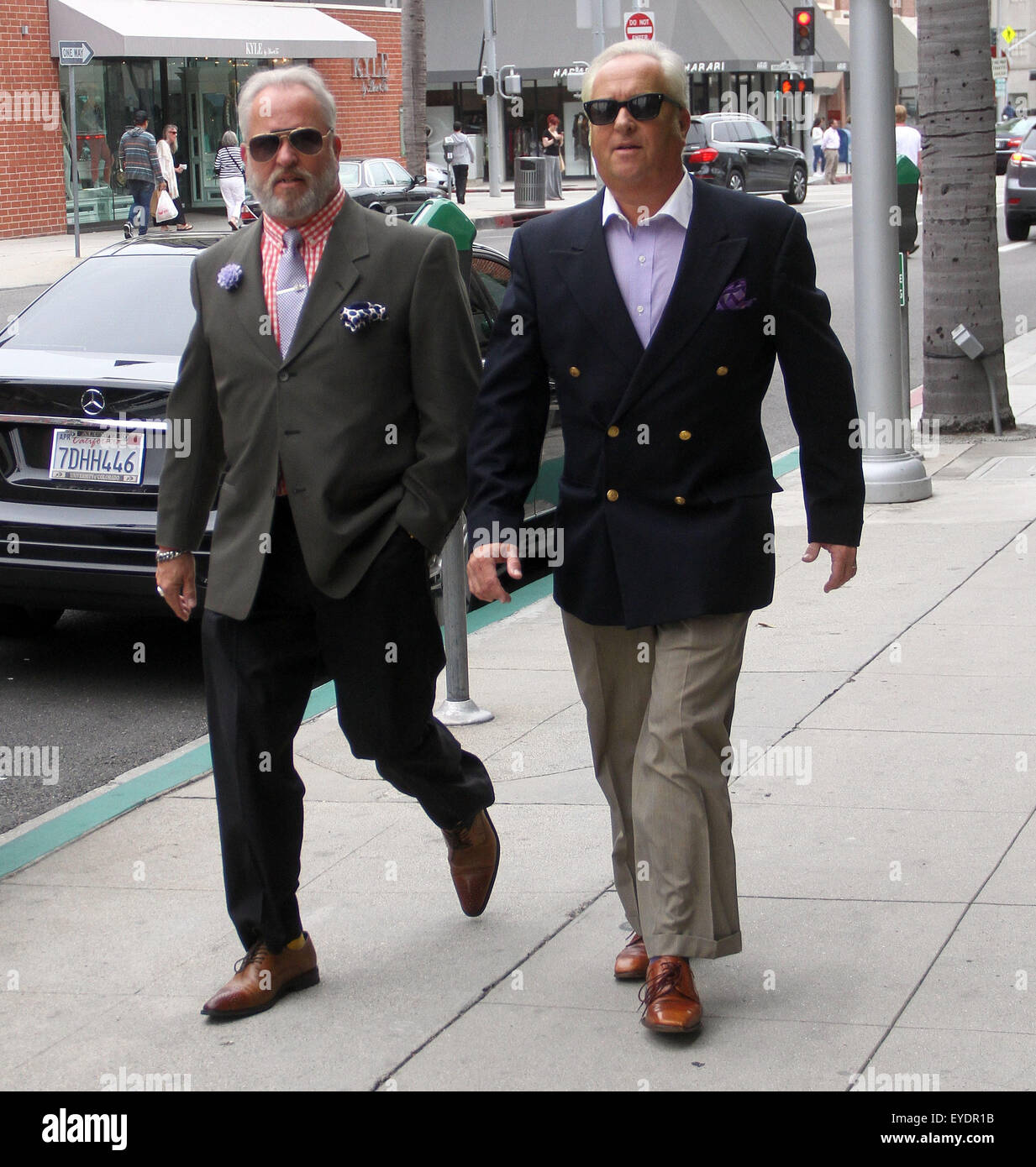 Mark and Matt Harris, The Harris Brothers go shopping in Beverly Hills ...
